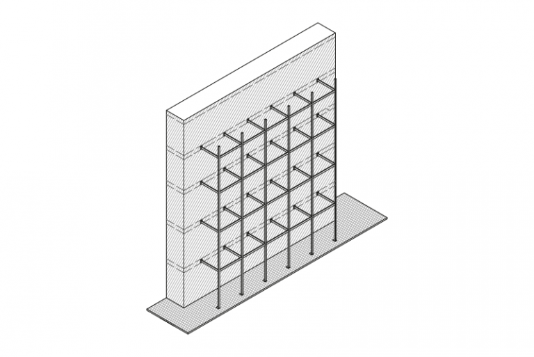 Expanded Metal | Architecture | Mounting System | Fratelli Mariani