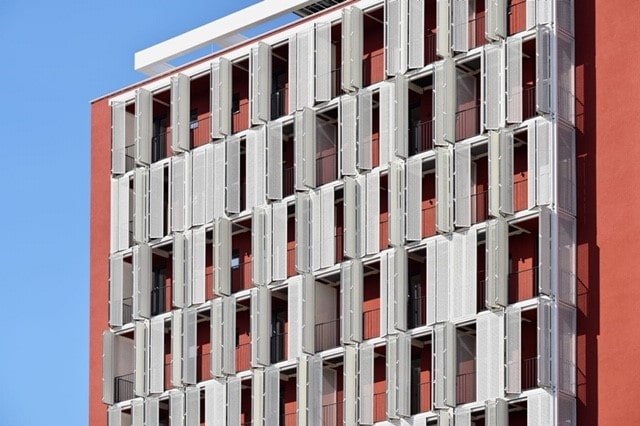 Sunscreen for residential building | PROJECTS | Fratelli Mariani